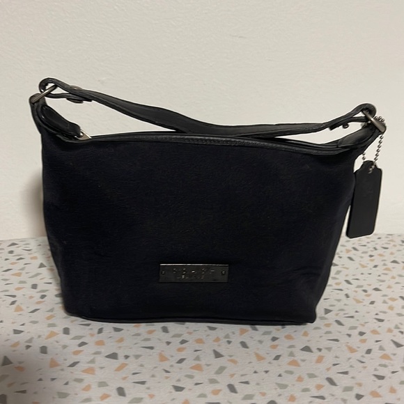 Coach | Bags | Coach Black Neoprene Mini Handbag | Poshmark